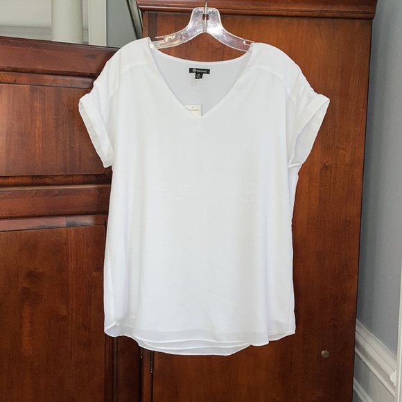 Versona | Tops | Nwt Versona Lined White Blouse | Poshmark